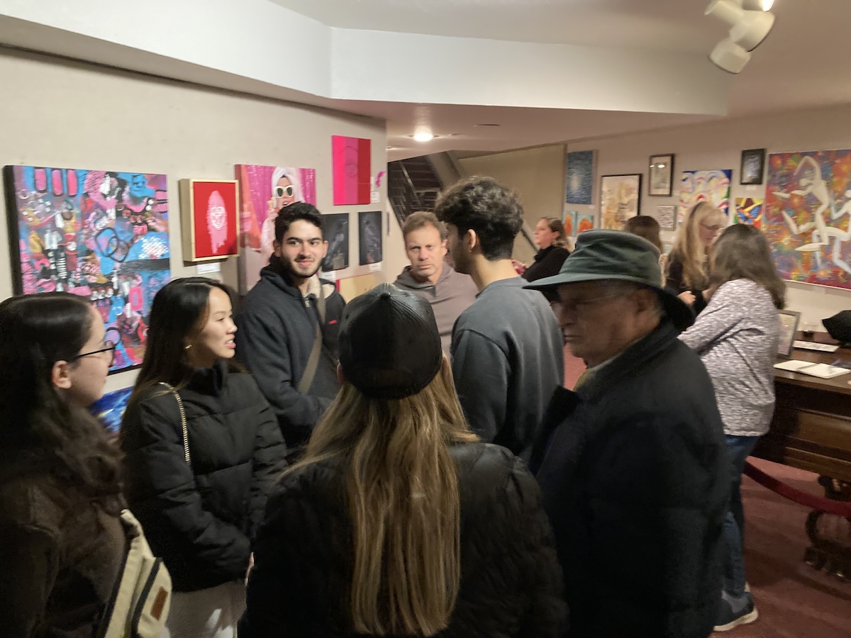 Mingling at the Artist Mixer - California Creative Arts, Inc